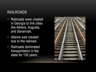Transportation in the state of Georgia | PPTX