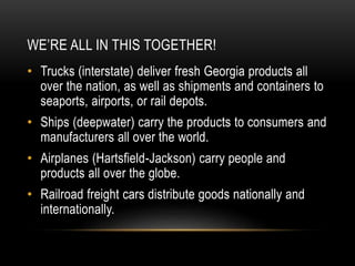 Transportation in the state of Georgia | PPTX