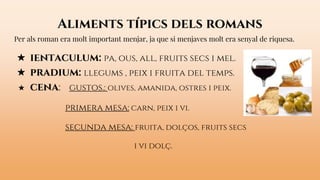 Gatronomia a l'antiga roma | PPTX