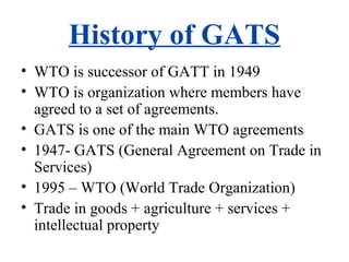 GATS | PPT