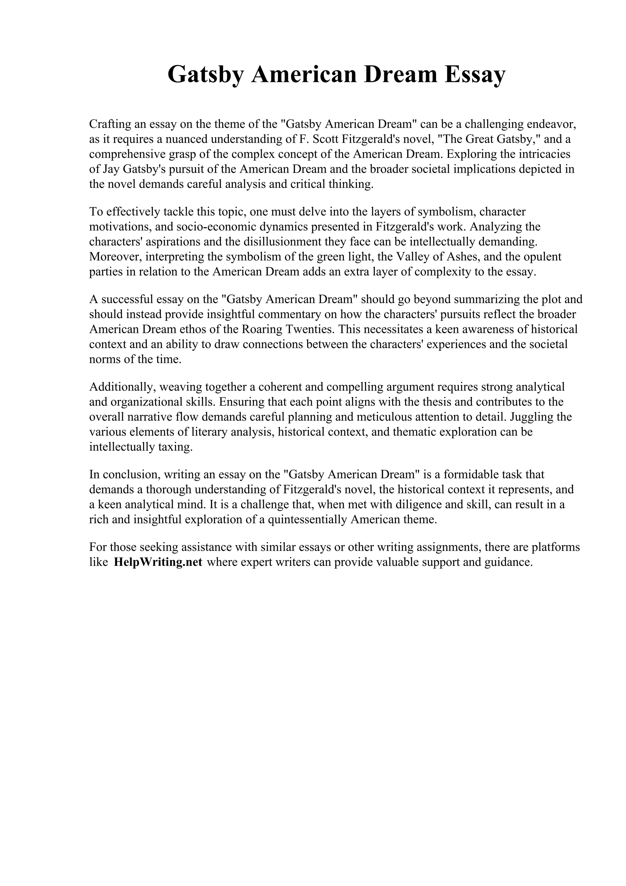 Gatsby American Dream Essay.pdf