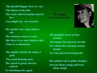 "Gatsby" and the Roaring Twenties | PPT