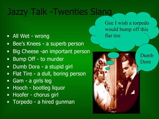 "Gatsby" and the Roaring Twenties | PPT