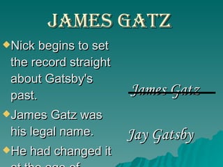 The Great Gatsby Chapter 6 | PPT