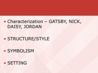 The Great Gatsby Chapter Four Powerpoint | PPT