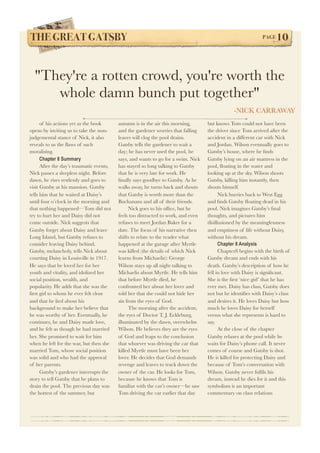 The Great Gatsby Analysis | PDF