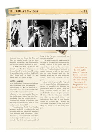 The Great Gatsby Analysis | PDF