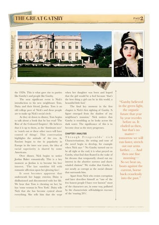 The Great Gatsby Analysis | PDF