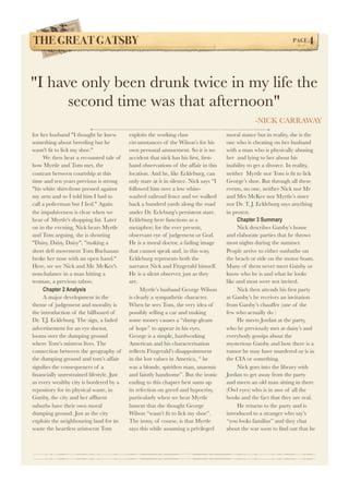 The Great Gatsby Analysis | PDF