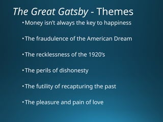 The Great Gatsby Introduction Powerpoint | PPTX