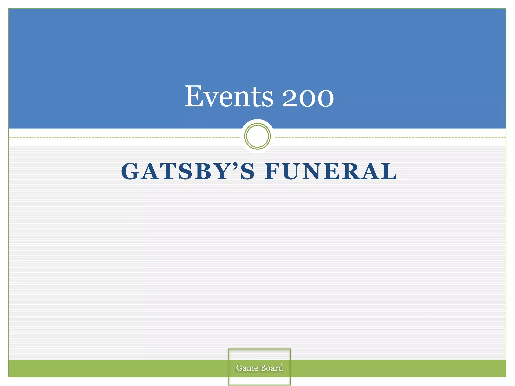 Gatsby jeopardy | PPT