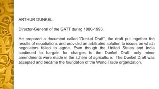 GATT (General Agreement on Tariff and Trade) | PPTX