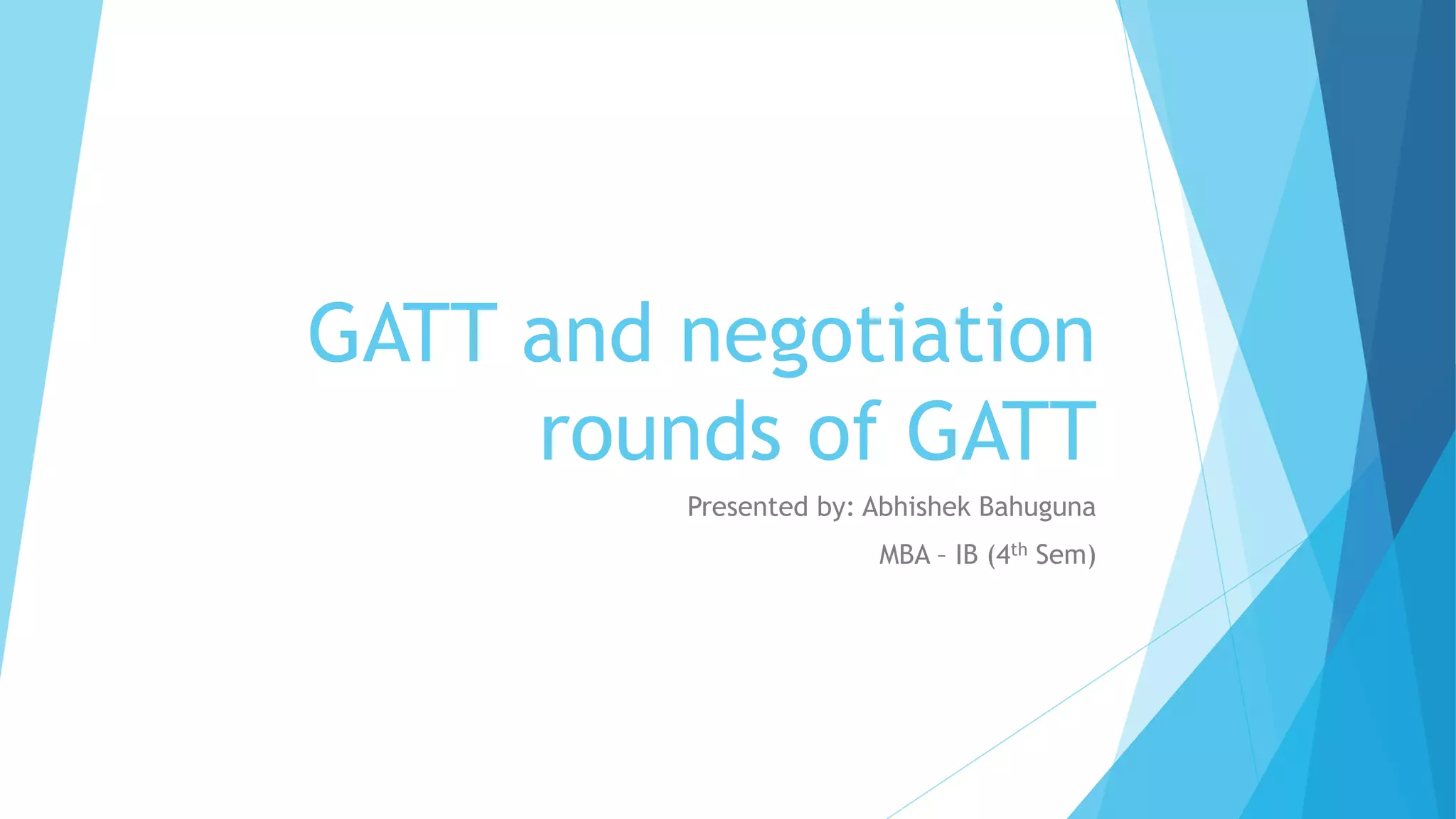 Gatt | PPTX