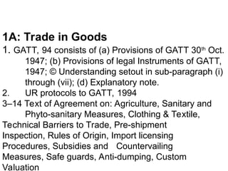 GATT ppt for someone to learn about gatt | PPT