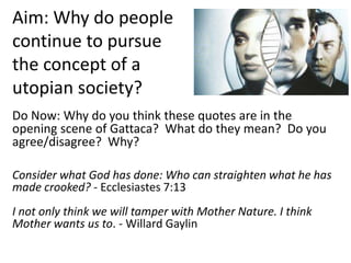 Gattaca | PPTX | Science