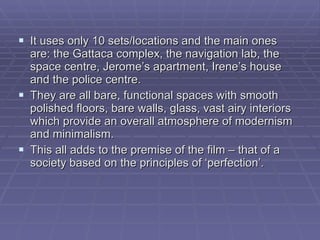 Gattaca film techniques | PPT