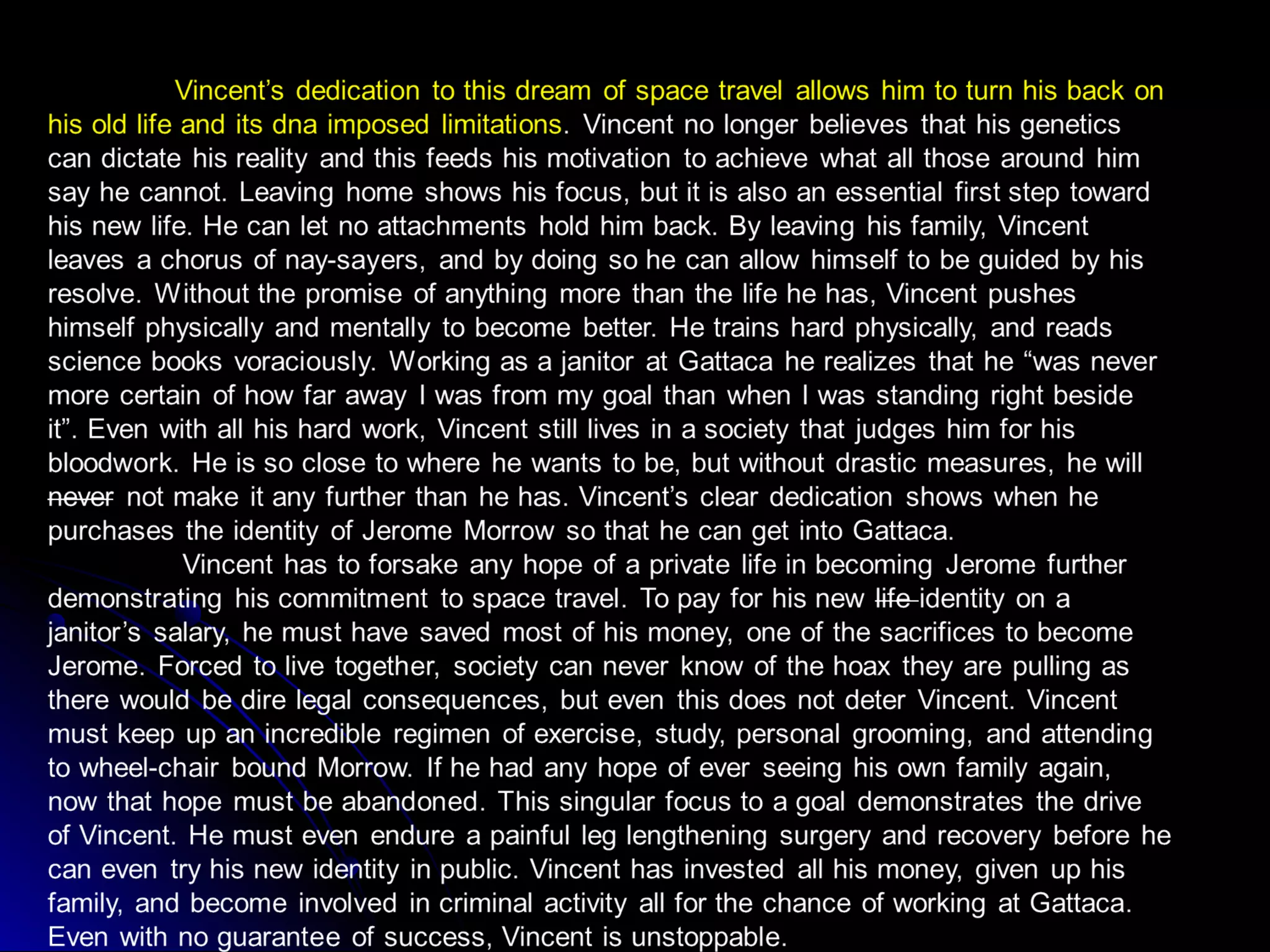 Gattaca Essay Writing Power Point | PPT