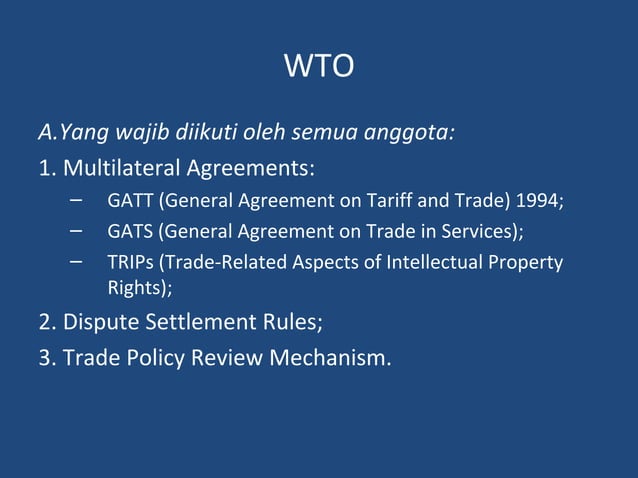 Gatt and wto | PPT