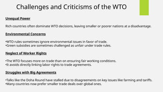 GATT and WTO IMPACTS AND INTRODUCTION PPT | PPTX