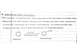 Gatterman - Koch Formylation | PDF