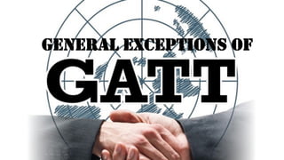 Gatt General Exceptions | PDF | Smoking Cessation | Wellness