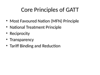 GATT ppt law llm by business law mu ppt j | PPT