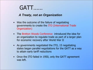 Gatt new | PPT