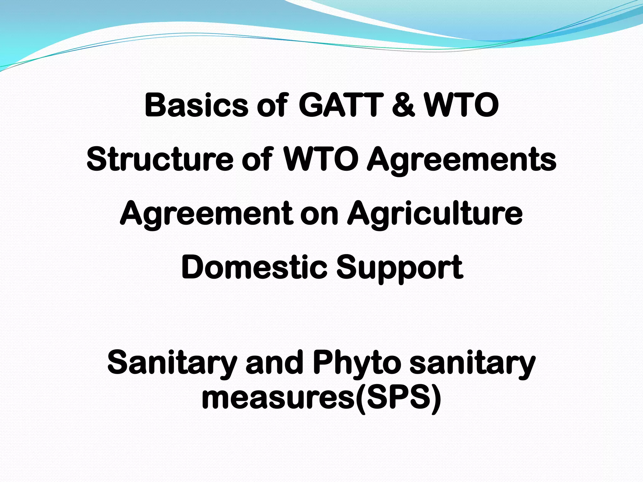 World Trade Organization (WTO) | PDF