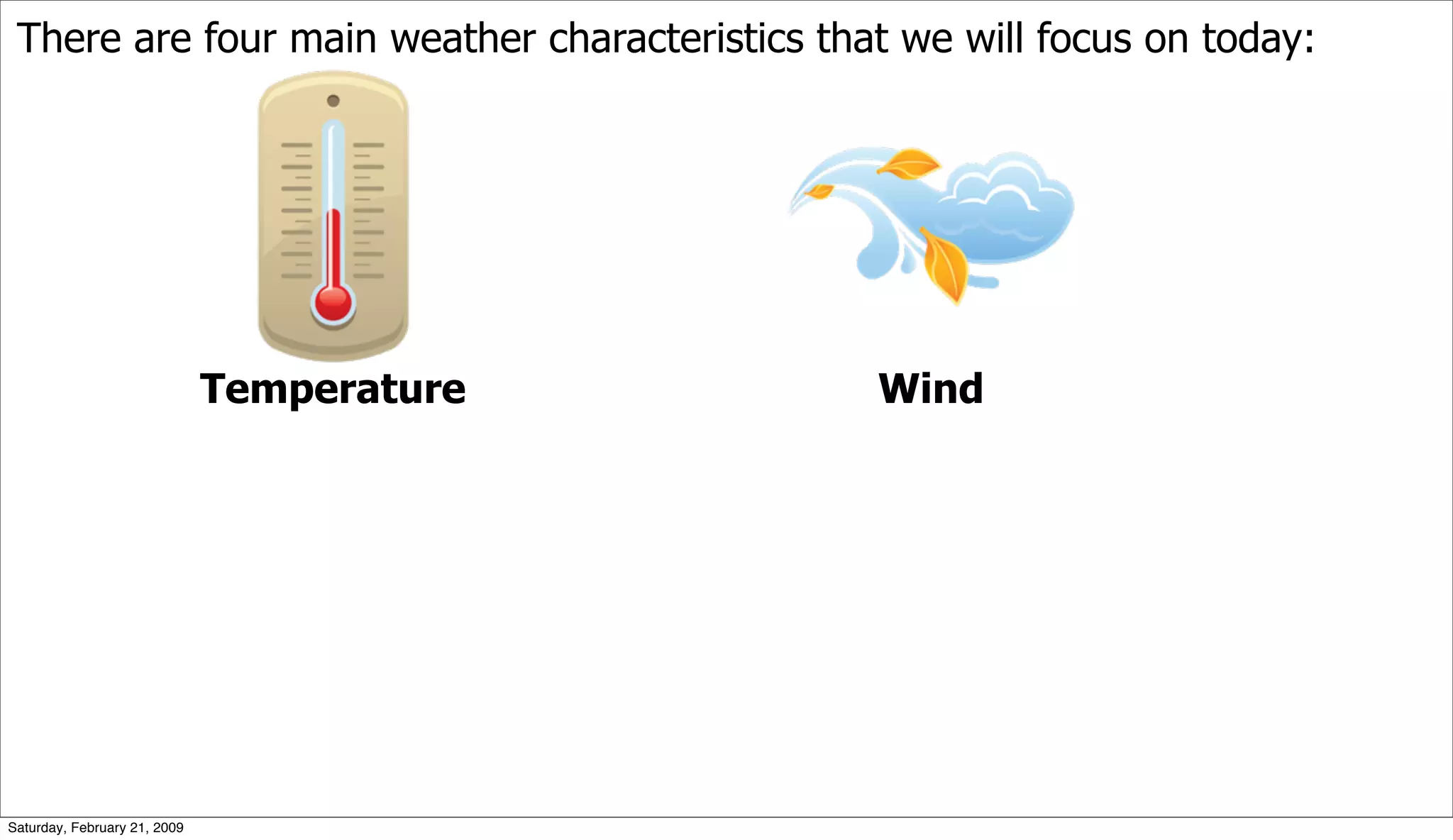 Weather Characteristics | ZIP