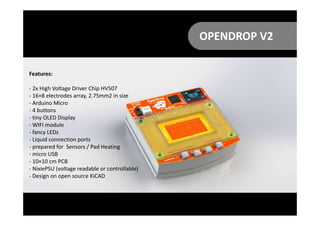 OpenDrop v2, by Urs Gaudenz | PPT