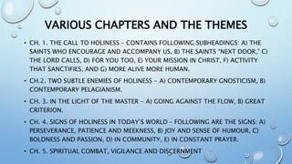 Gaudete et Exsultate: An Analysis | PPTX