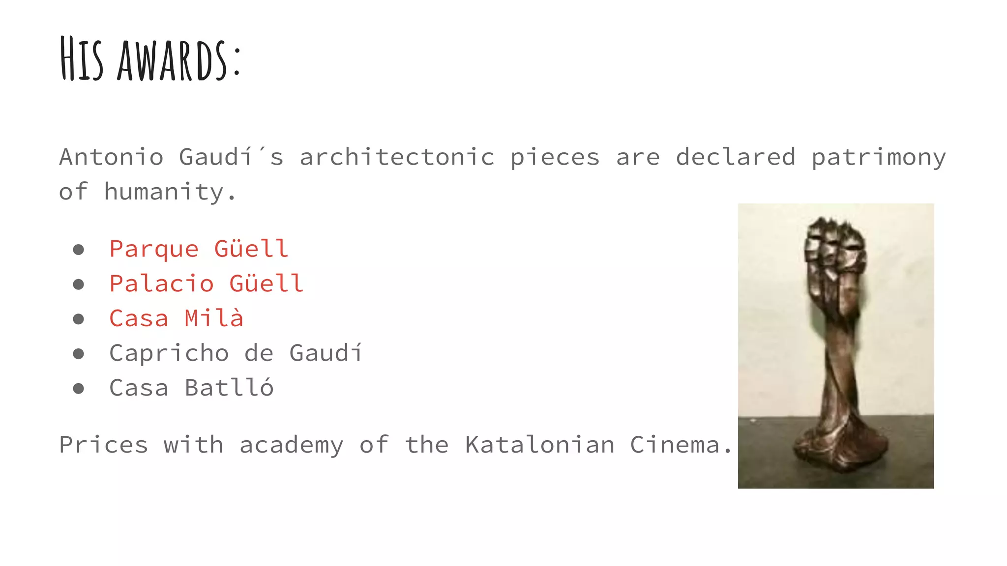 Gaudi english | PPTX