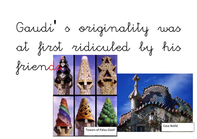 Gaudi life presentation | PDF
