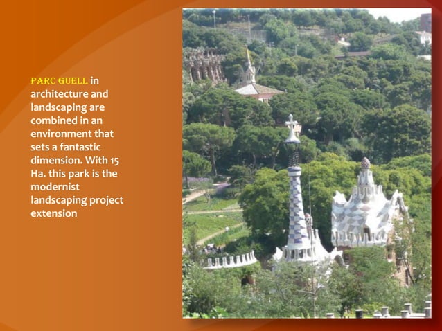 BARCELONA 57 MODERNIST ARCHITEC - A. GAUDI - ENGLISH | PPT