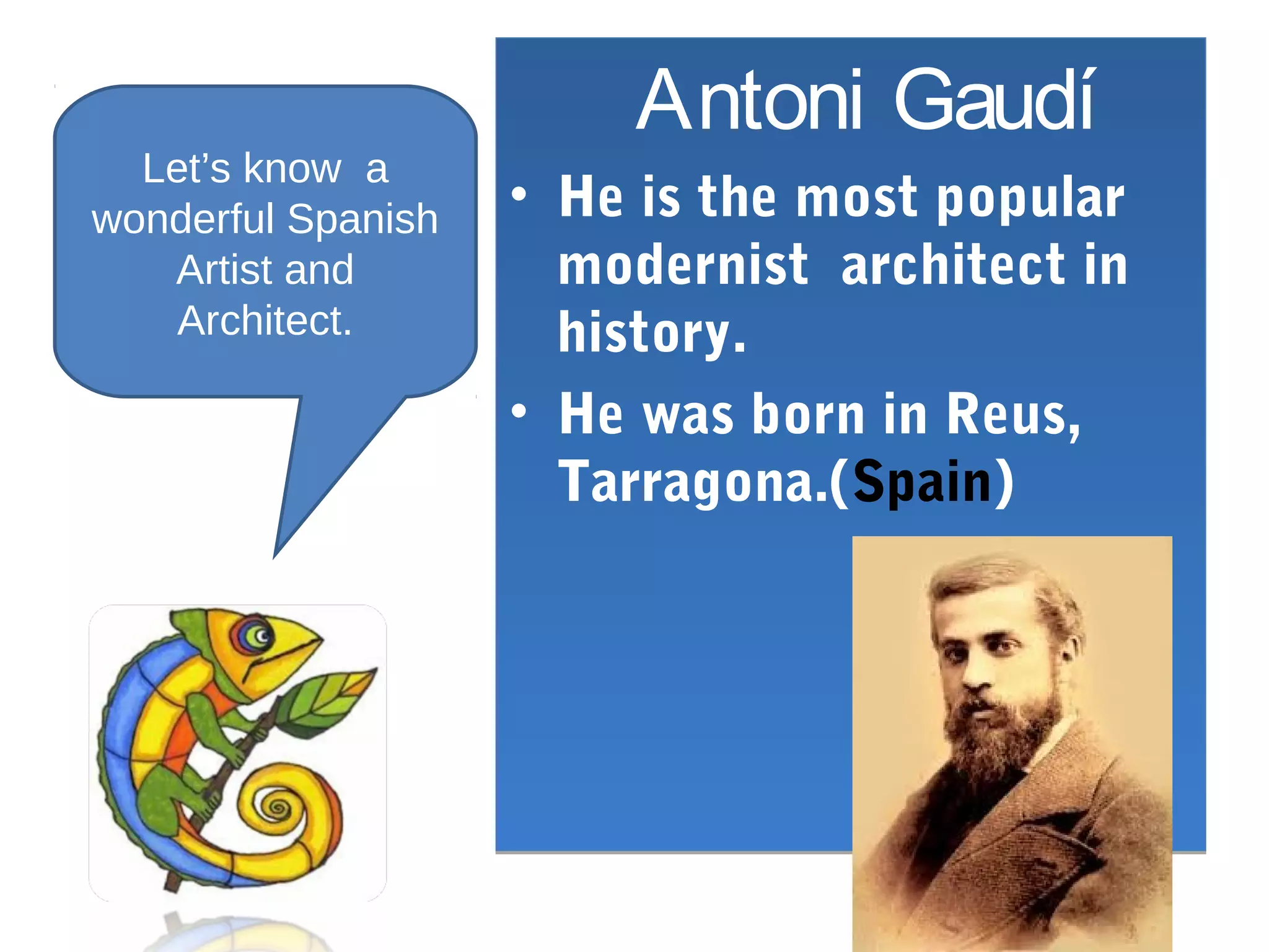 Gaudi power point presentation | PPT