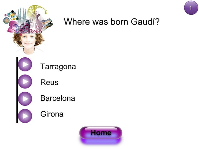 Gaudi ppt game by Mariona and Aina | PPT