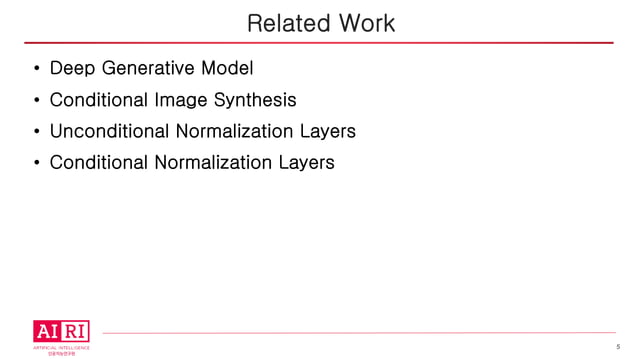 Semantic Image Synthesis with Spatially-Adaptive Normalization(GAUGAN, SPADE) | PPT