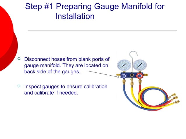 Gauge installation and removal procedures | PPT