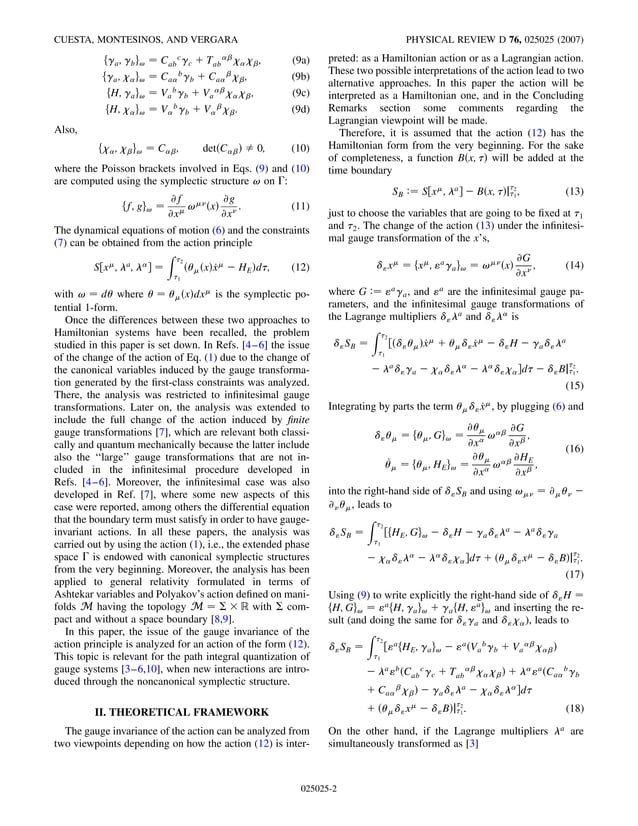 Gauge Invariance Of The Action Principle For Gauge Systems With Noncanonical Symplectic ...