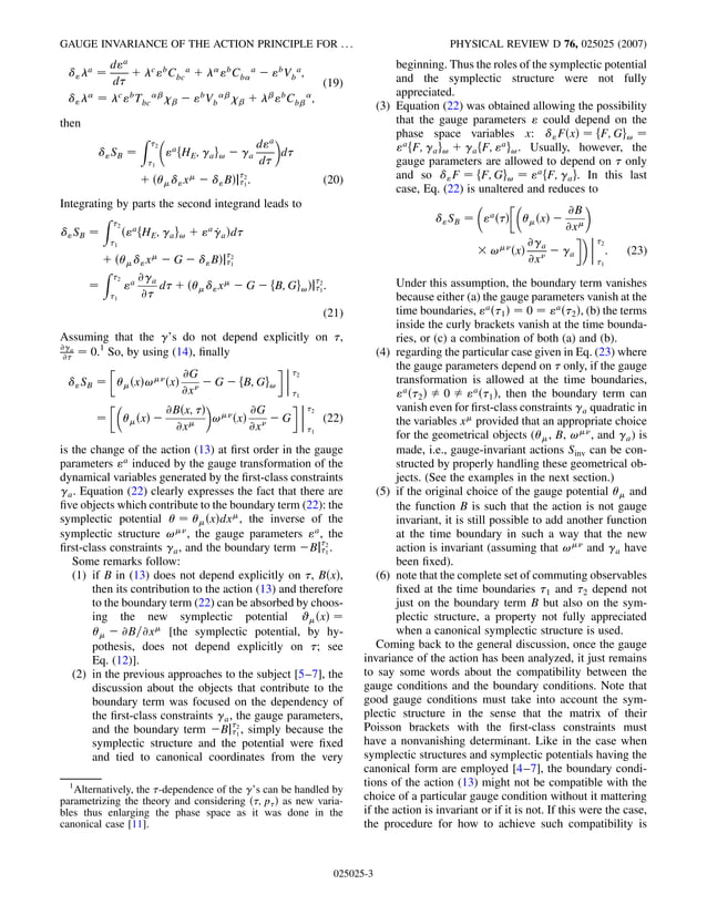 Gauge Invariance Of The Action Principle For Gauge Systems With Noncanonical Symplectic ...