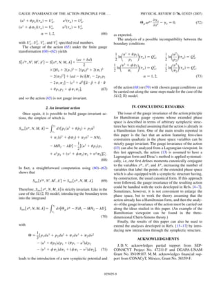 Gauge Invariance Of The Action Principle For Gauge Systems With ...