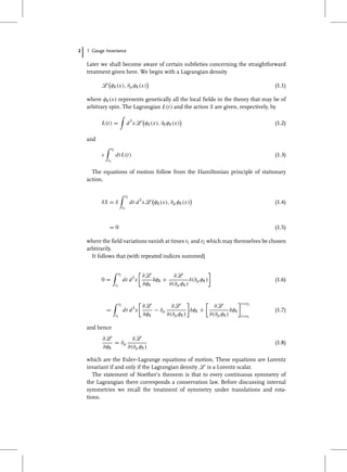 Gauge theory field | PDF