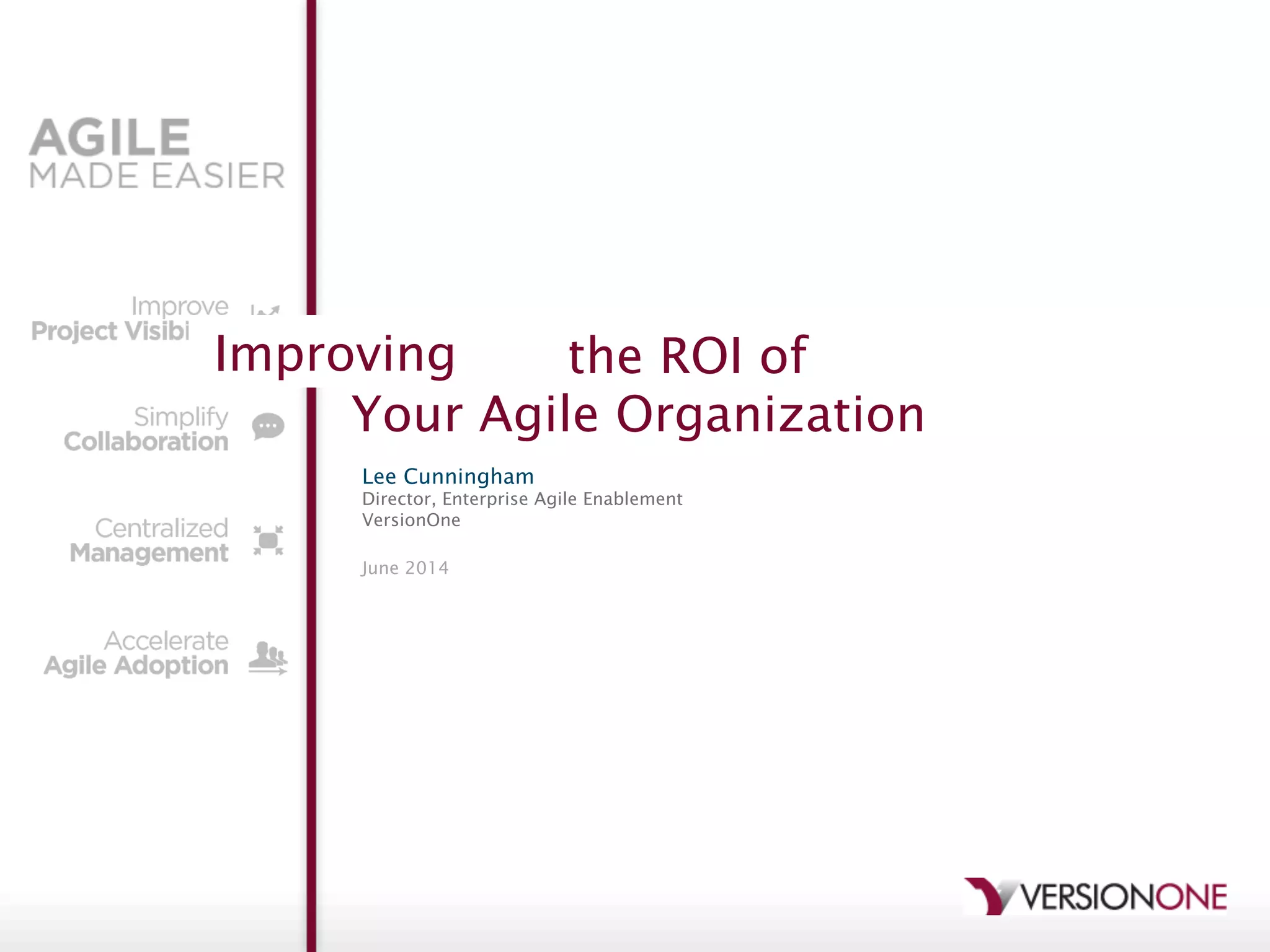 Gauging the roi of your agile organization 5 | PDF | Business ...