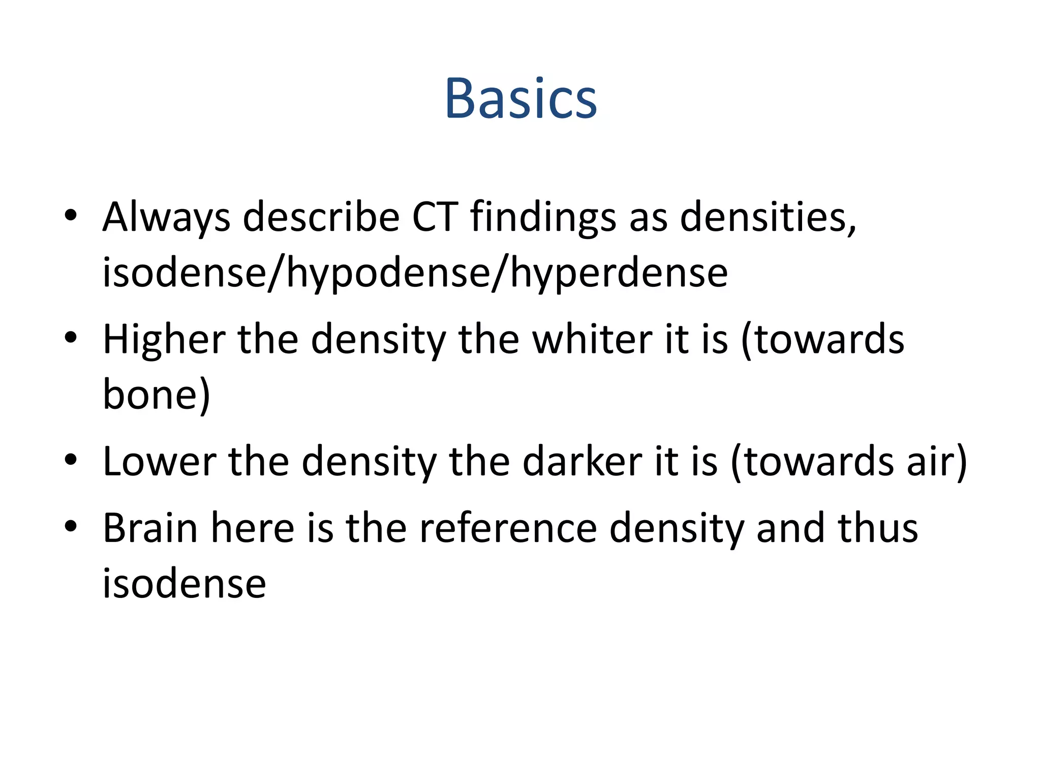 How to read a Head CT, CT Brain | PPTX