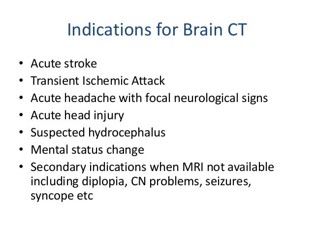 How to read a Head CT, CT Brain