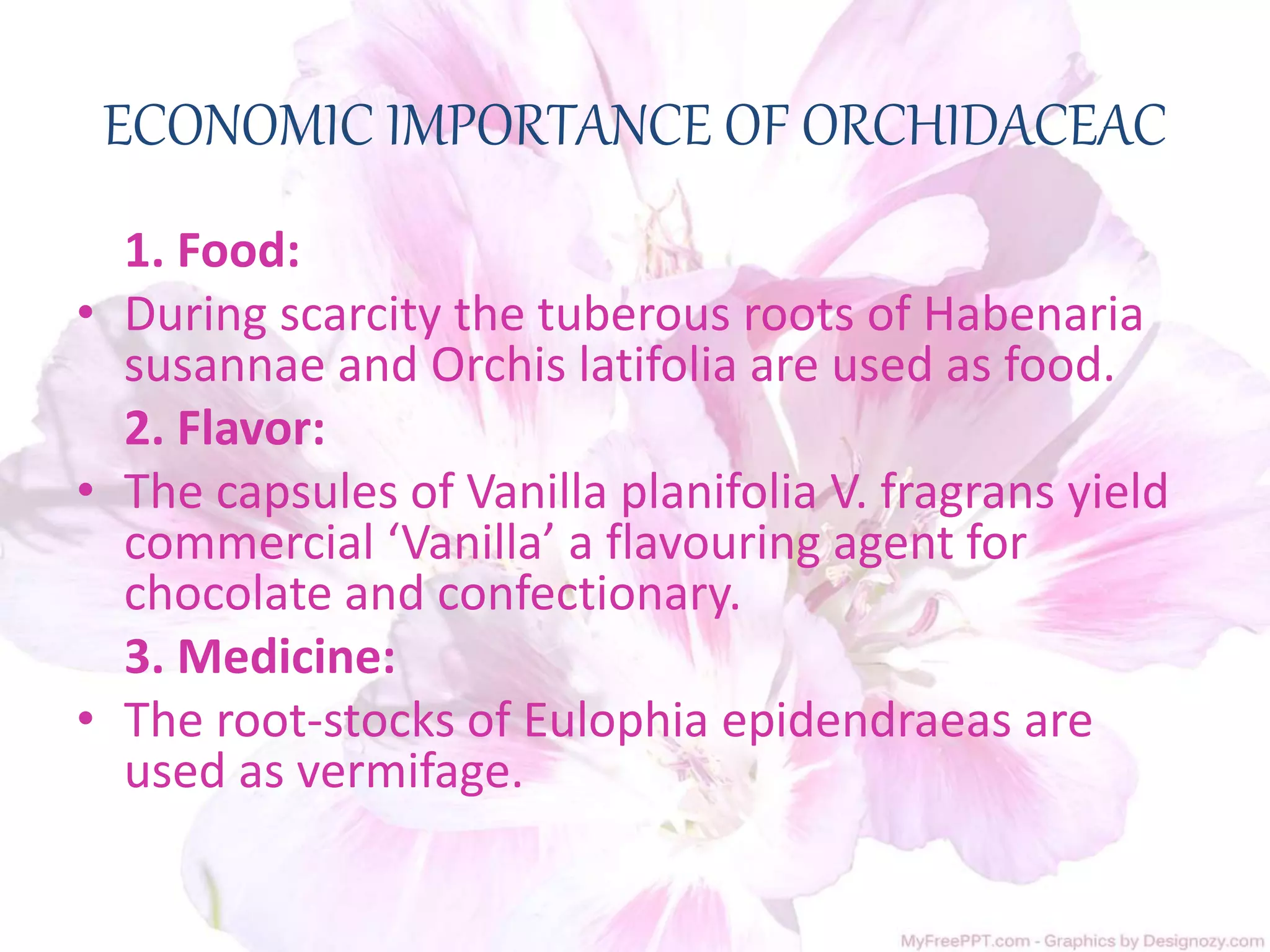 family orchidaceae ppt | PPTX
