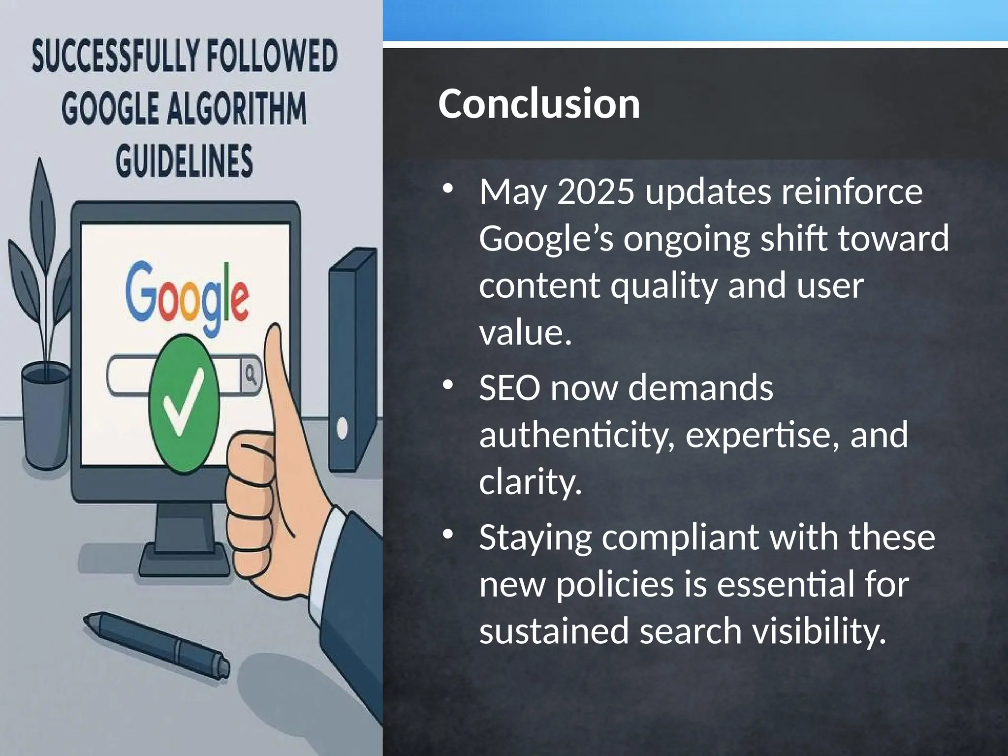 Google Algorithm Updates for May 2025: A Researched Insights | PPTX