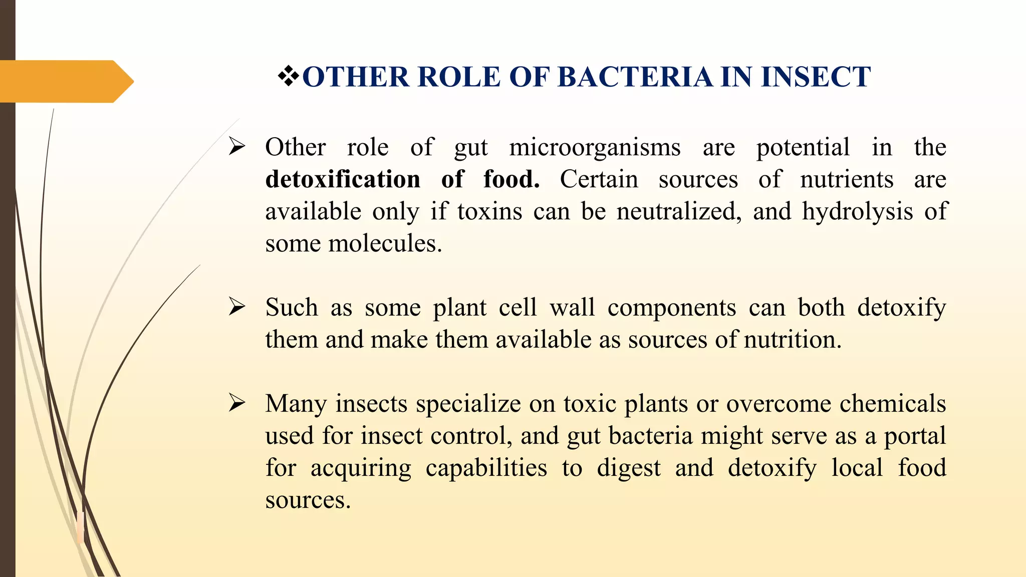 intra & extra cellular microorganism and their role in insect ...