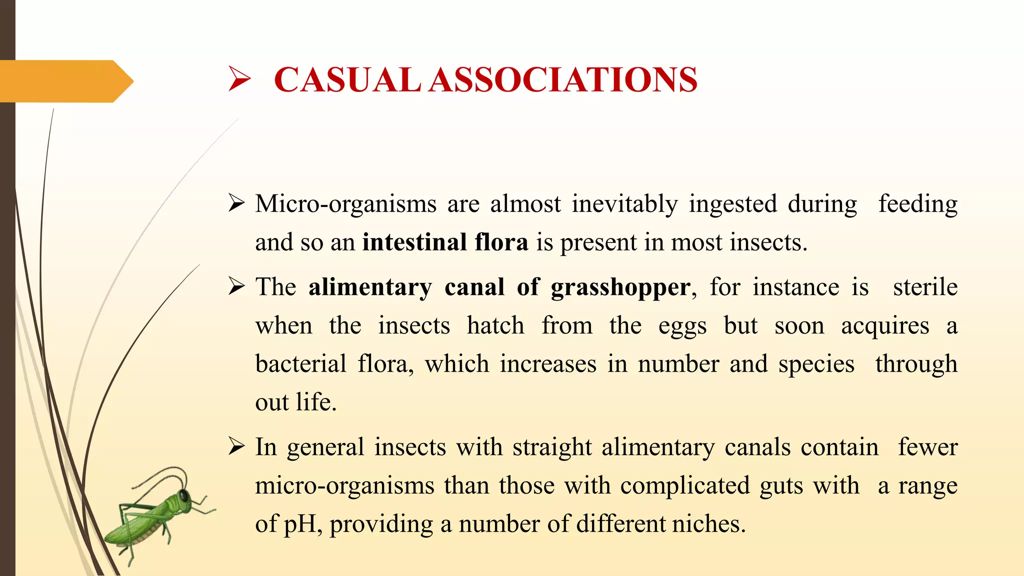 intra & extra cellular microorganism and their role in insect ...