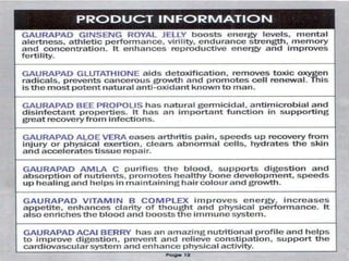 Gaurapad products information | PPTX | Diseases and Conditions ...